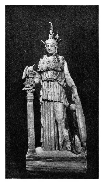 Athena Parthenos Drawing