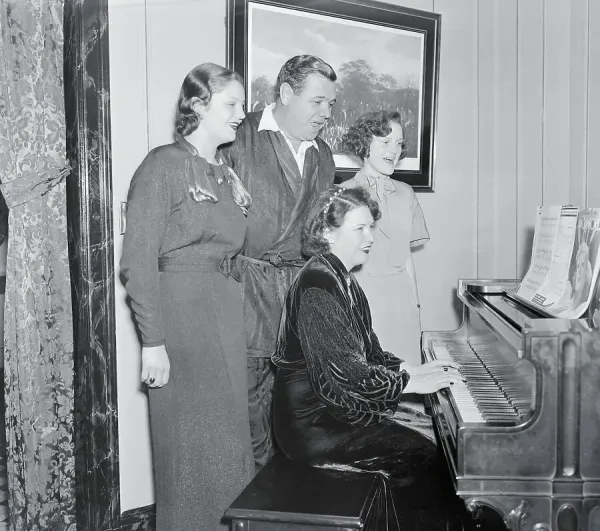 Babe Ruth And His Family