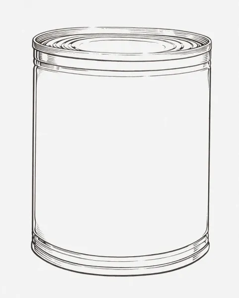 Tin Can Outline