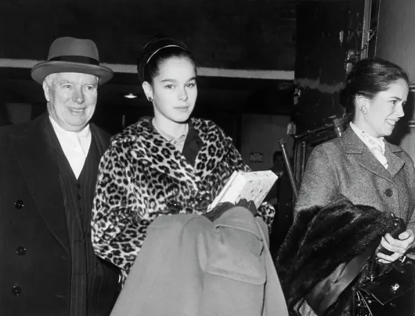 Geraldine Chaplin And Charlie Chaplin Charlie Chaplin's Children