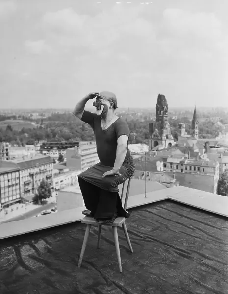 Charlie Rivel Performing on a Rooftop Our beautiful Wall Art and Photo ...
