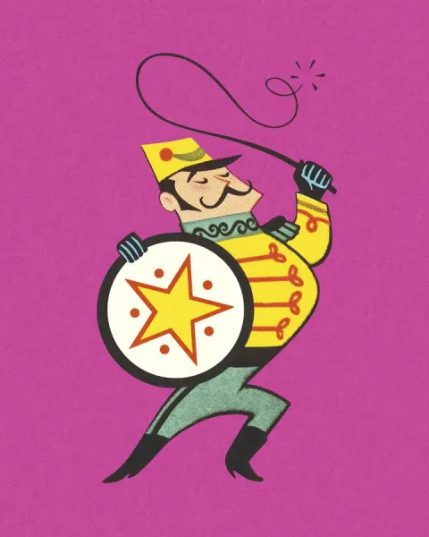 Circus Ringmaster Drawing Ringmaster Circus Poster 1.5mx2m More