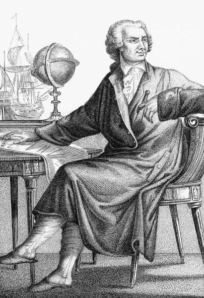 Drawing of Mathematician Leonard Euler Our beautiful Wall Art and Photo ...