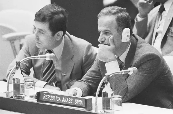 Hafez Al Assad at Summit Meeting Our beautiful Wall Art and Photo Gifts ...