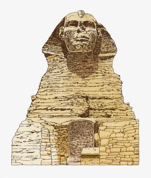 Great Sphinx Of Giza Drawing