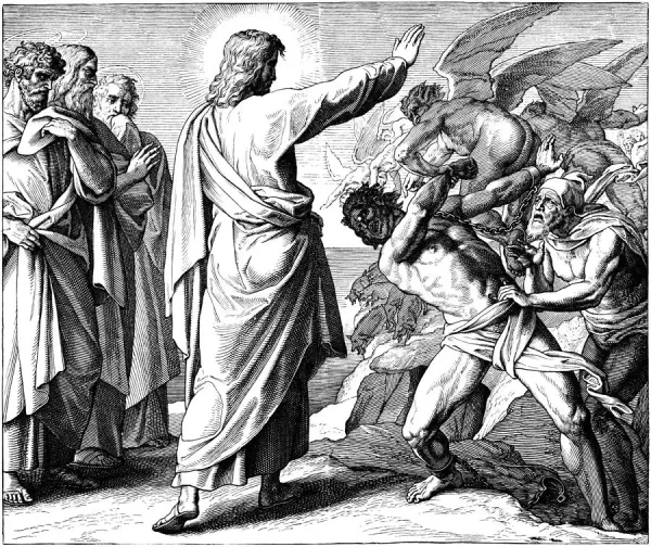 Jesus Against The Devil Christian Art Today Jesus Casts Out The