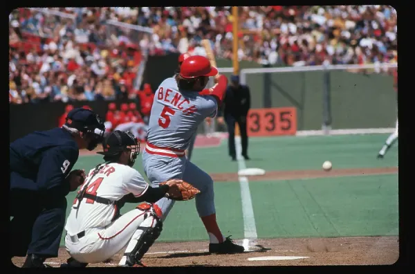 Johnny Bench Batting