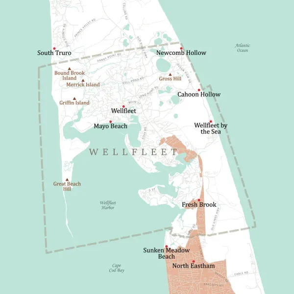 Wellfleet Massachusetts Map