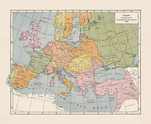 Historical Map Of France 1789