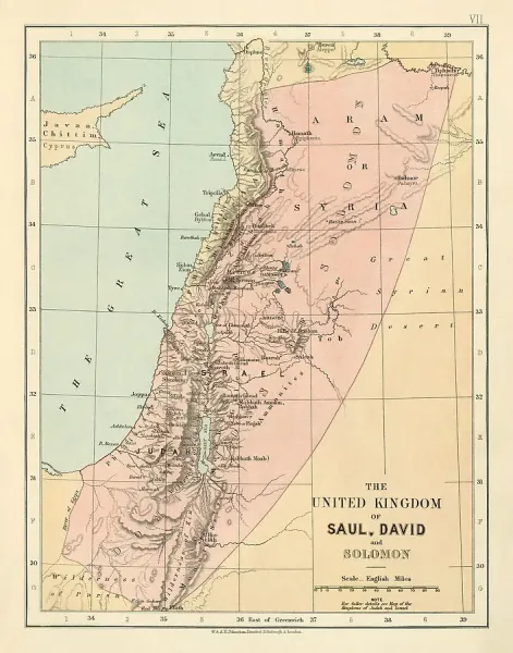 Jigsaw Puzzle of Map of the United Kingdom of Saul