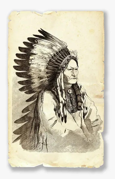 Indian Chief Sitting Clipart Sitting Bull Cartoons And Comics Funny