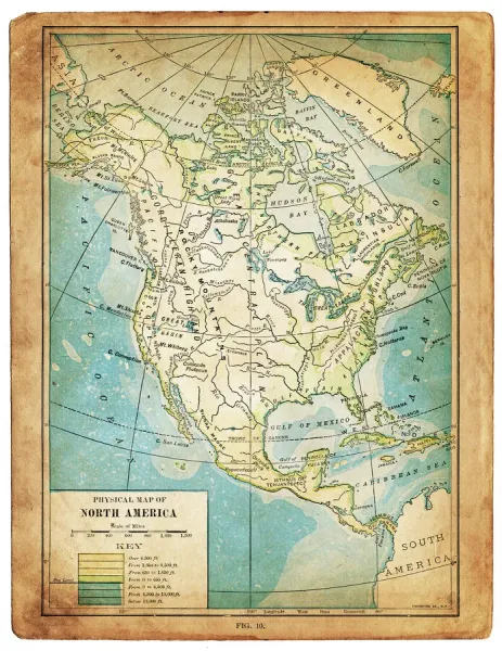 Physical Geography Map