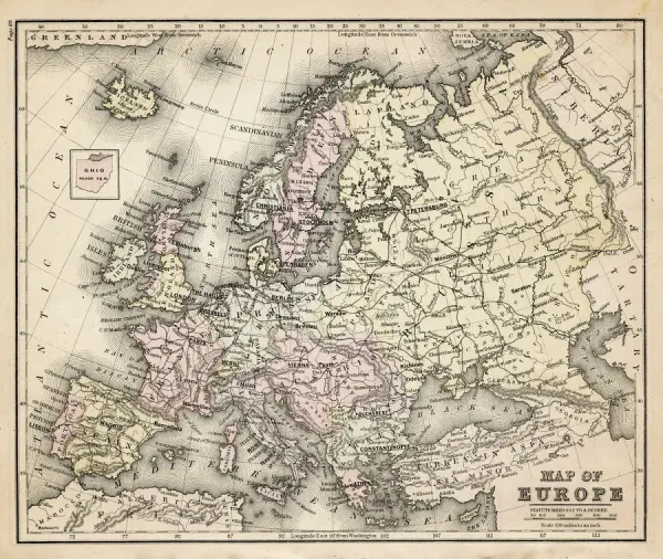 Old Europe Map