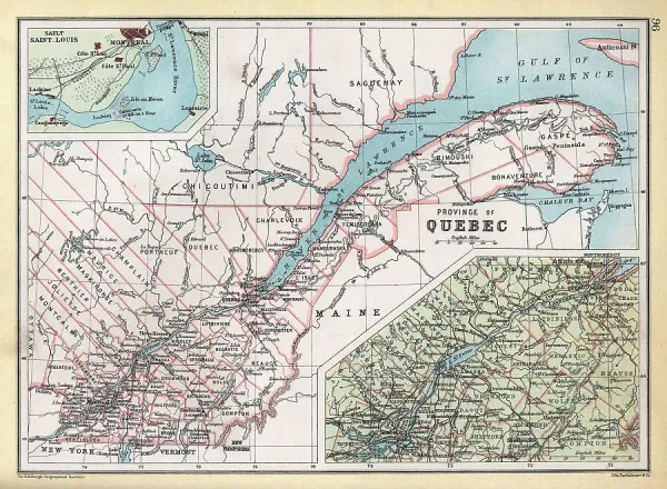 St Lawrence River Canada Map The Historic St. Lawrence River Route To