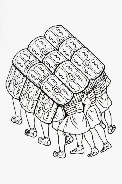 Roman Army Formations Tortoise