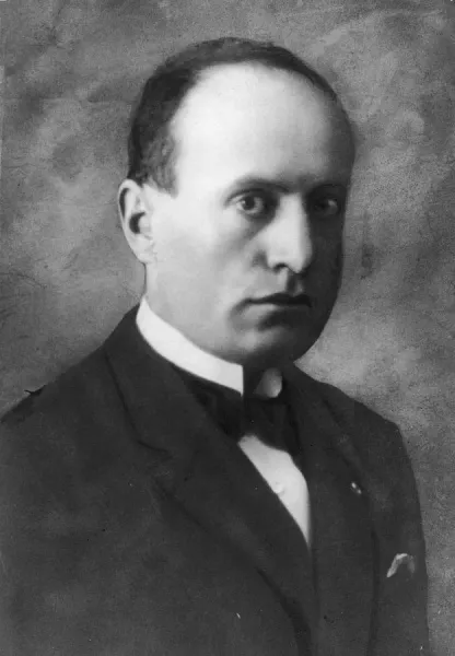 Young Benito Mussolini