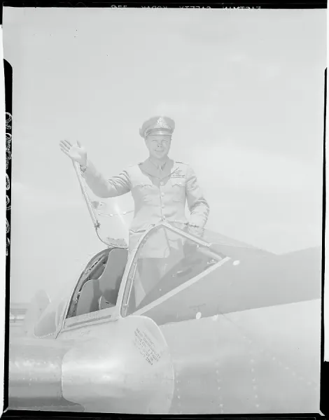 Portrait of WWII Ace Fighter Pilot Richard Bong Our beautiful Wall Art ... Portrait of WWII Ace Fighter Pilot Richard Bong Our beautiful Wall Art ...