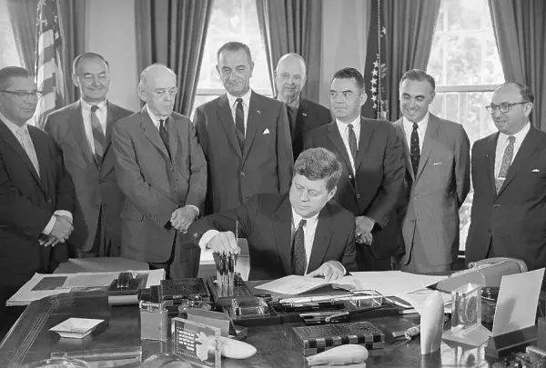 President Kennedy Signing Bill Our beautiful Wall Art and Photo Gifts ...