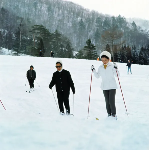 Princess Michiko of Japan Skiing Our beautiful Wall Art and Photo Gifts ...