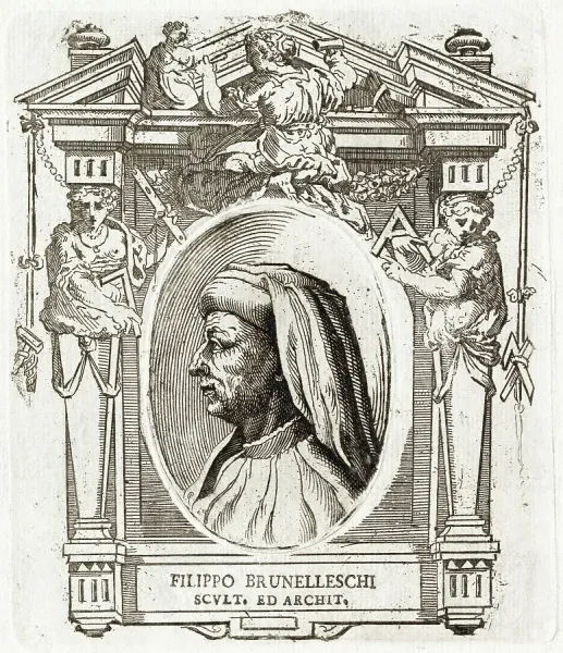 Perspectiva De Filippo Brunelleschi 78 Brunelleschi Perspective Stock