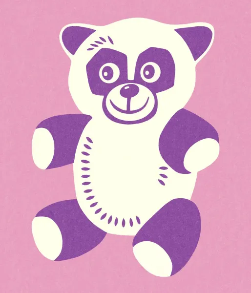 Purple Panda Bear Our beautiful Wall Art and Photo Gifts include Framed ...