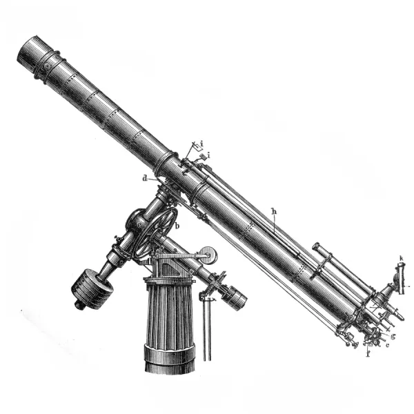Telescope Black And White