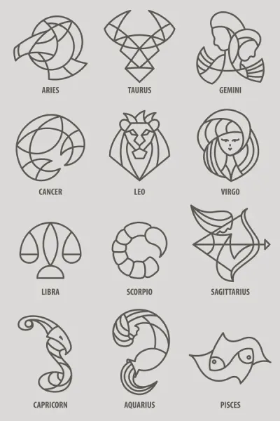 Representations of zodiac signs 60 photos - Youhoroscope.com