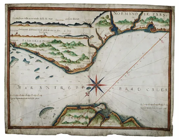 Dover Strait Map