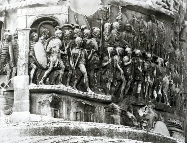 Detail from the Column of Marcus Aurelius (Colonna Antonina)