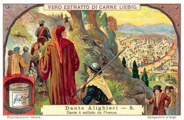 Dante Alighieri Exiled From Florence Discovering Florence In The