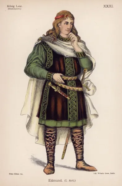 King Lear Edmund Drawing Edmund Shakespeare Hi Res Stock Photography