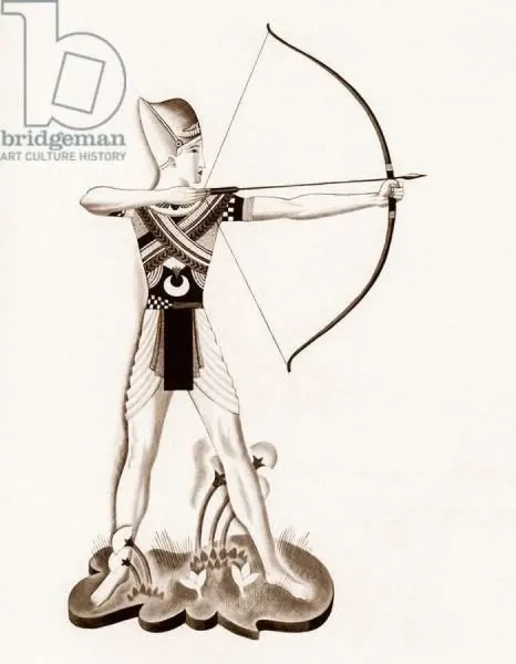 Egyptian Bow And Arrow Archery
