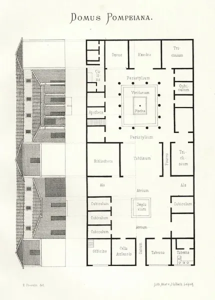 Roman House Floor Plan