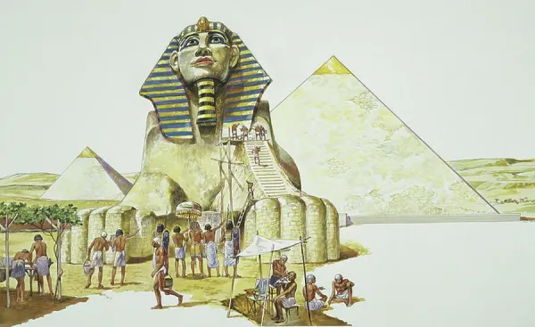 Great Sphinx Of Giza Drawing