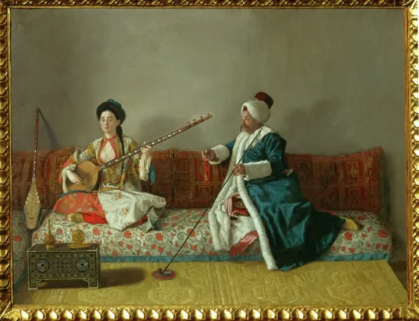 M. Levett et Mlle. Glavany en costume turc Our beautiful Wall Art and ...