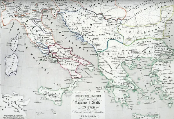 Italy And Greece Map