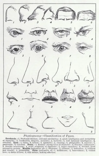 English Facial Features