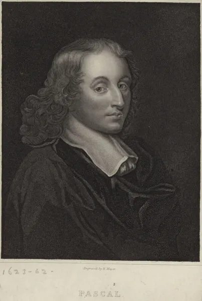 Blaise Pascal Face A 18th Century Death Mask Of Blaise Pascal