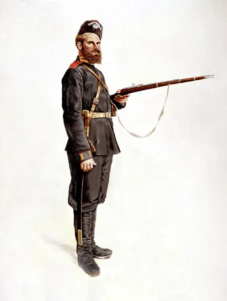 Russian Military Cossack