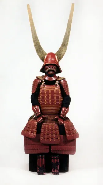Red Samurai Warrior Armor