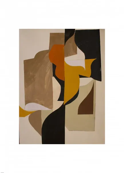 Abstract art (Negative Space, Minimalist Artwork)