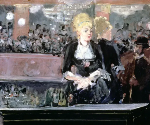Edouard Manet Bar At The Folies Bergere Manet Painting The Girl Behind