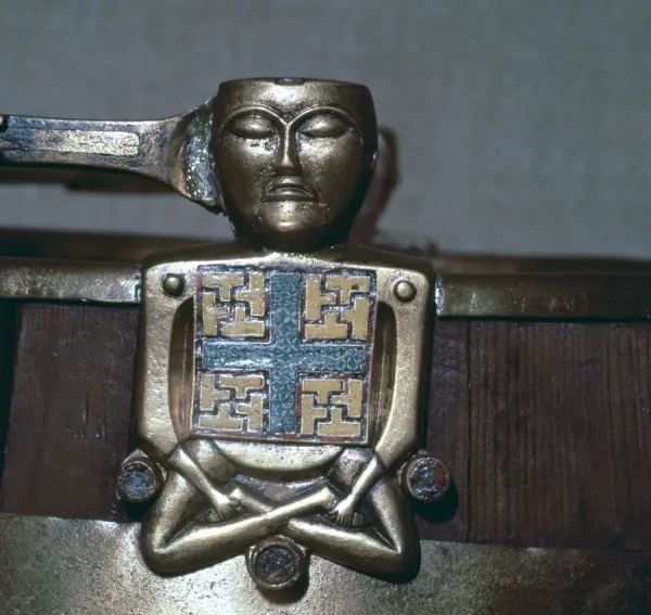 Detail of a Celtic bucket from the Oseburg Ship burial