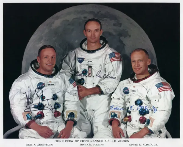 The crew of Apollo 11, 1969. Artist: NASA Our beautiful Wall Art and ...