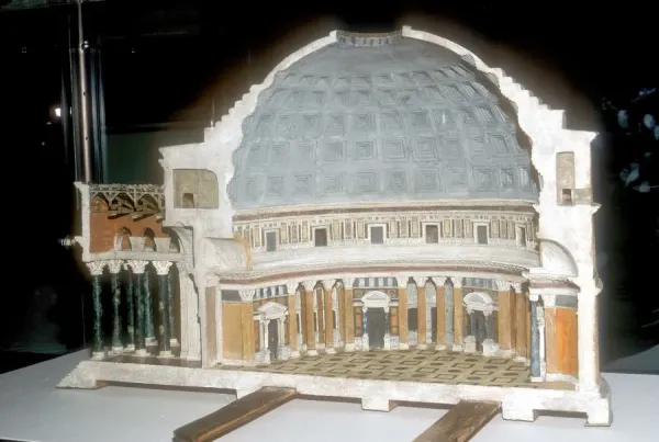 Cutaway model of the Pantheon, Rome Our beautiful Wall Art and Photo ...