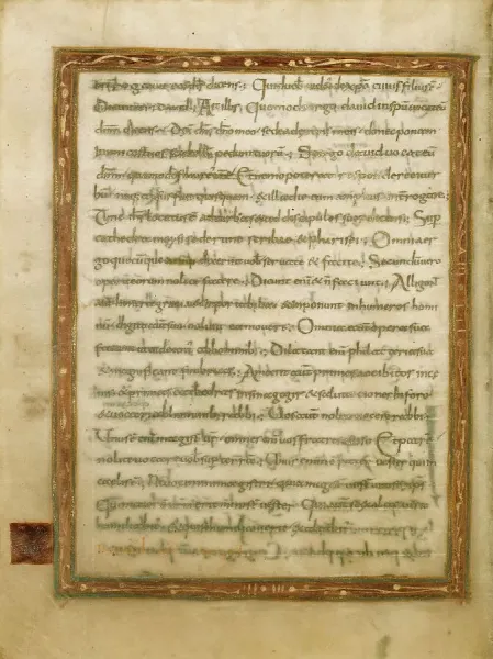 Decorated Text Page; Gospel Lectionary Our beautiful Wall Art and Photo ...