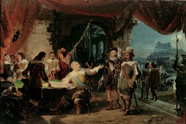 Gustav II Adolf and His War Council at Würzburg Our beautiful Wall Art ...