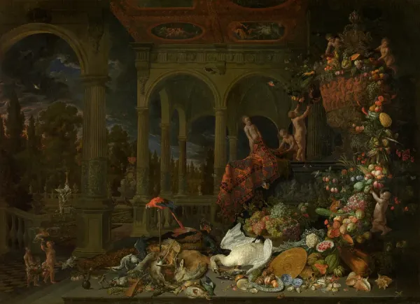 Still Life, 1680. Creator: Peeter Gysels Our beautiful Wall Art and ...