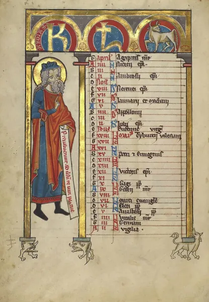 Obadiah; Psalter, about 1240-1250 Our beautiful Wall Art and Photo ...