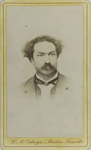 Portrait of the composer Robert Planquette (1848-1903)
